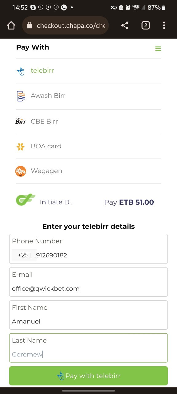 How to deposit with Chapa